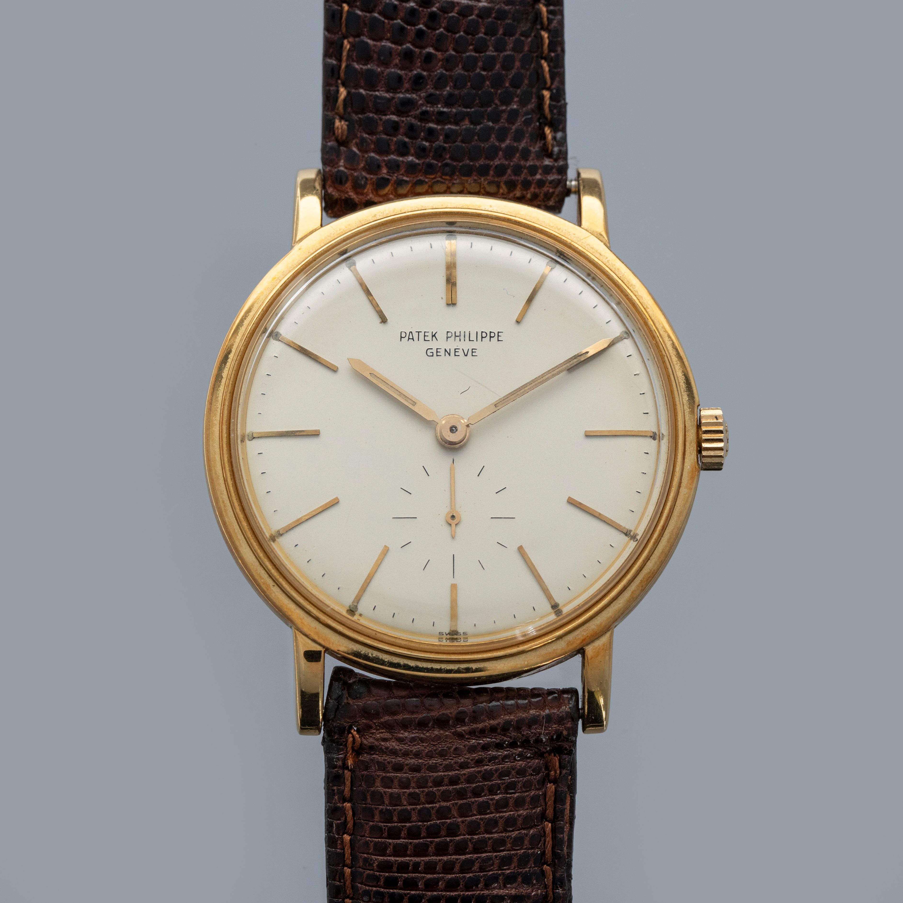 Patek Philippe Waterproof Calatrava 3429 18k YG with Certificate of ...