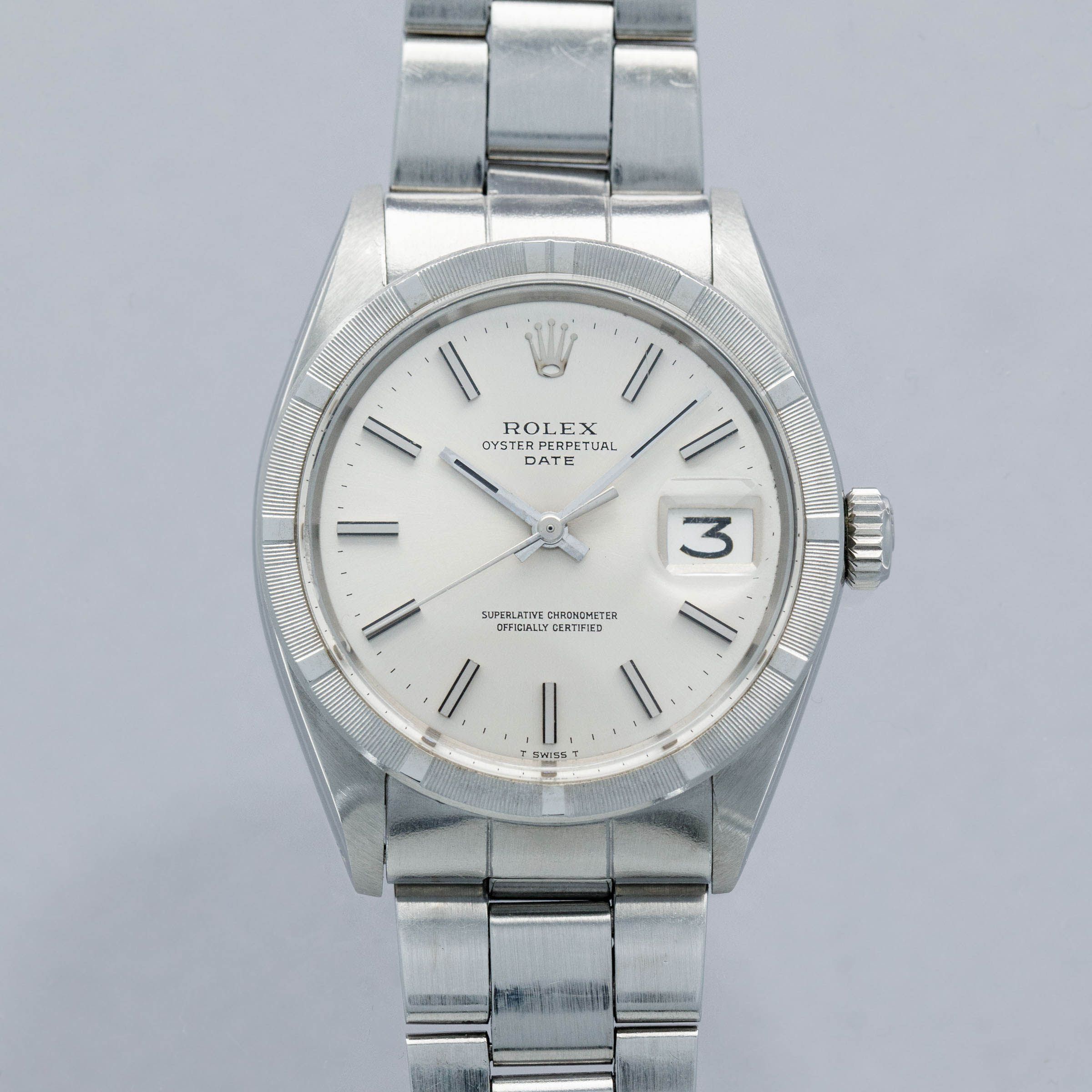 Rolex Oyster Perpetual Date 1501 with Guarantee Certificate | Auctions ...