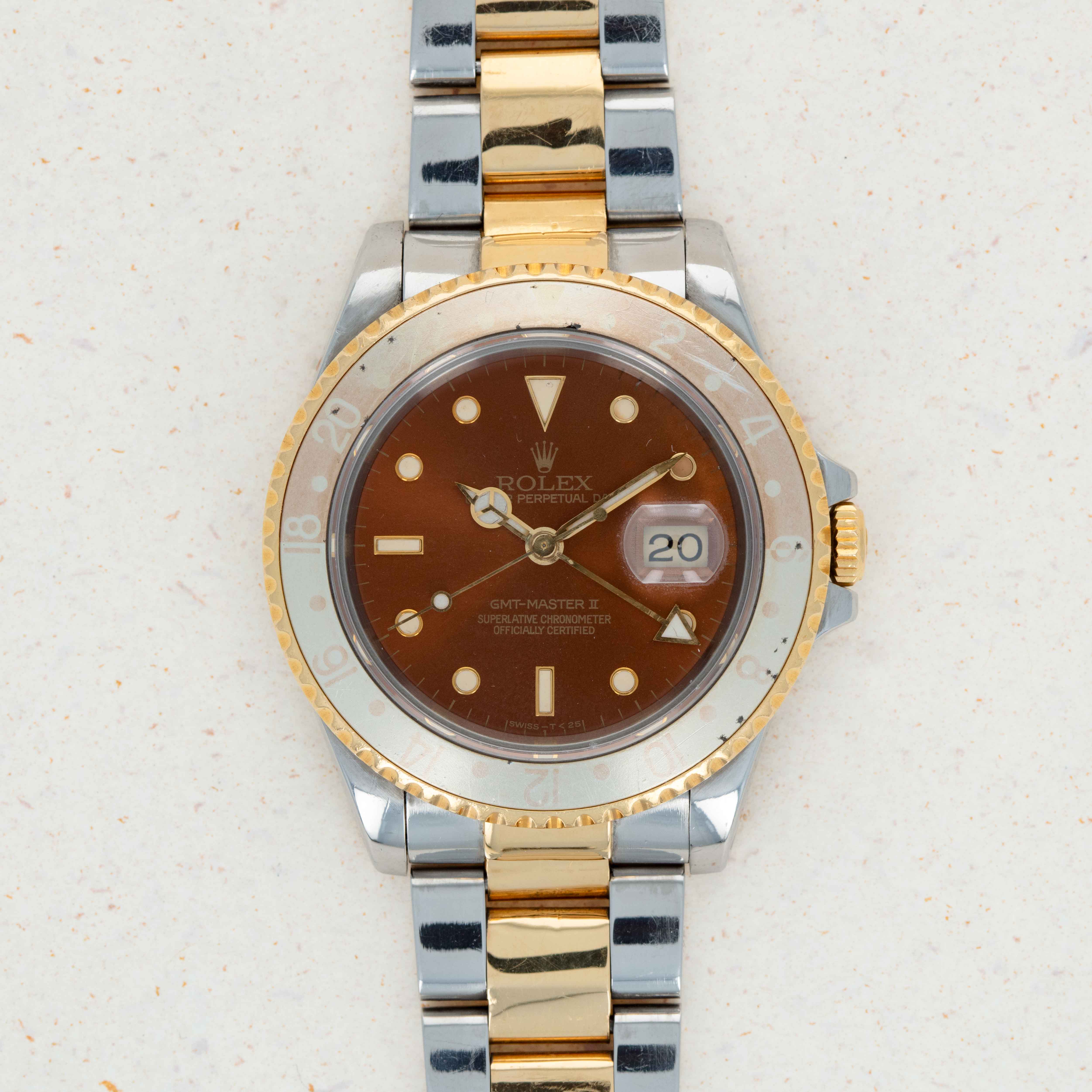 Rolex GMT-Master II 16713 Two-Tone Root Beer | Auctions | Loupe This