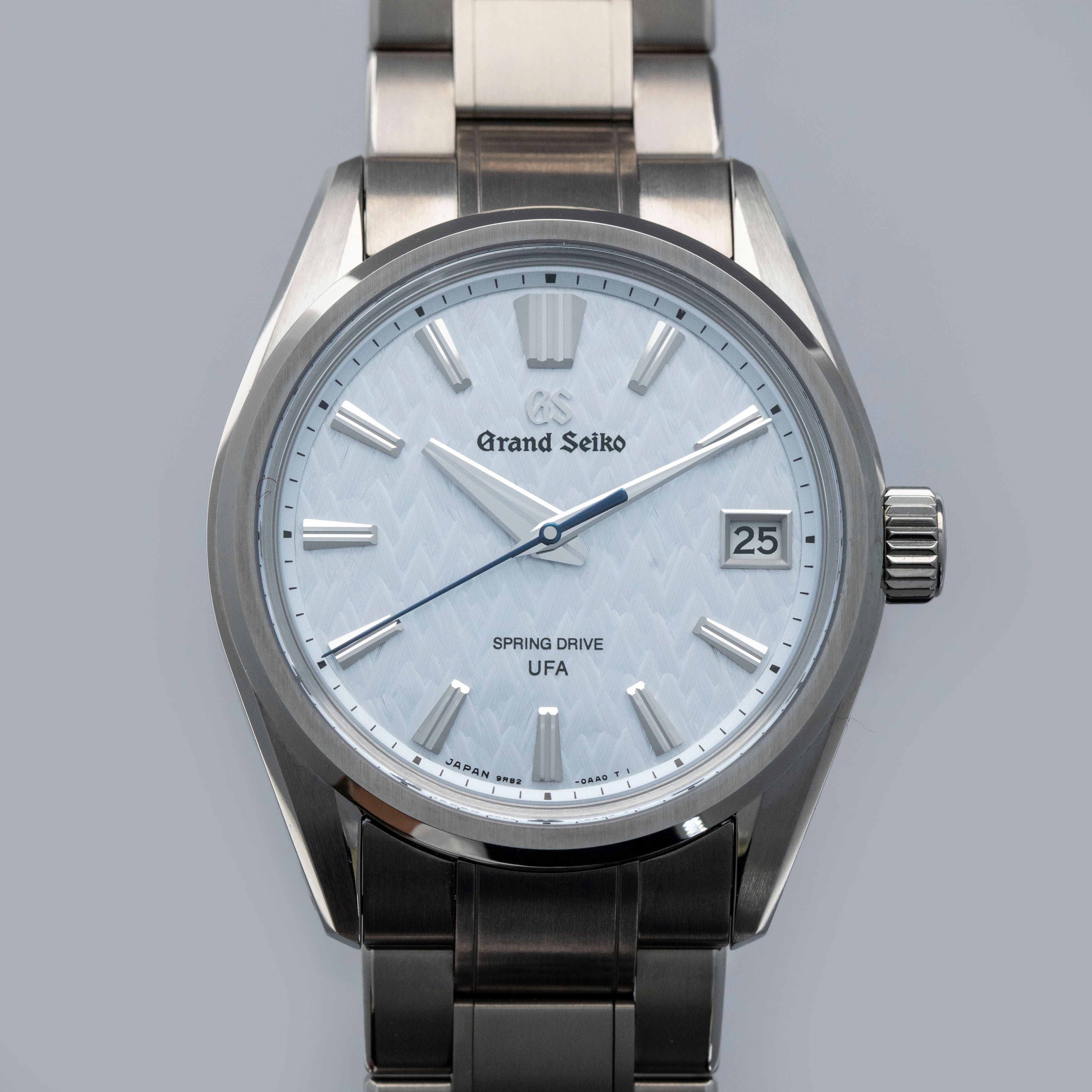 Grand Seiko Spring Drive UFA SLGB003G Ice Forest Dial | Auctions | Loupe This