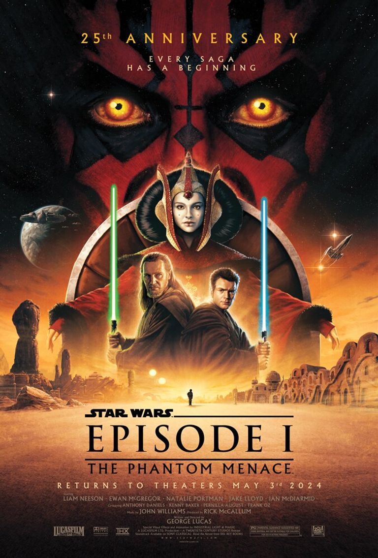 "Star Wars Episode 1" er tilbake på kino i anledning filmens 25 ...