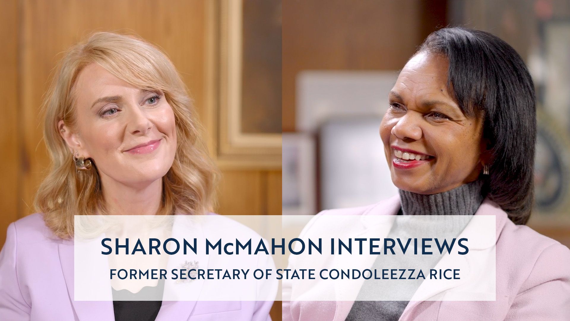 Sharon McMahon's Interview with Condoleezza Rice · Sharon McMahon ...