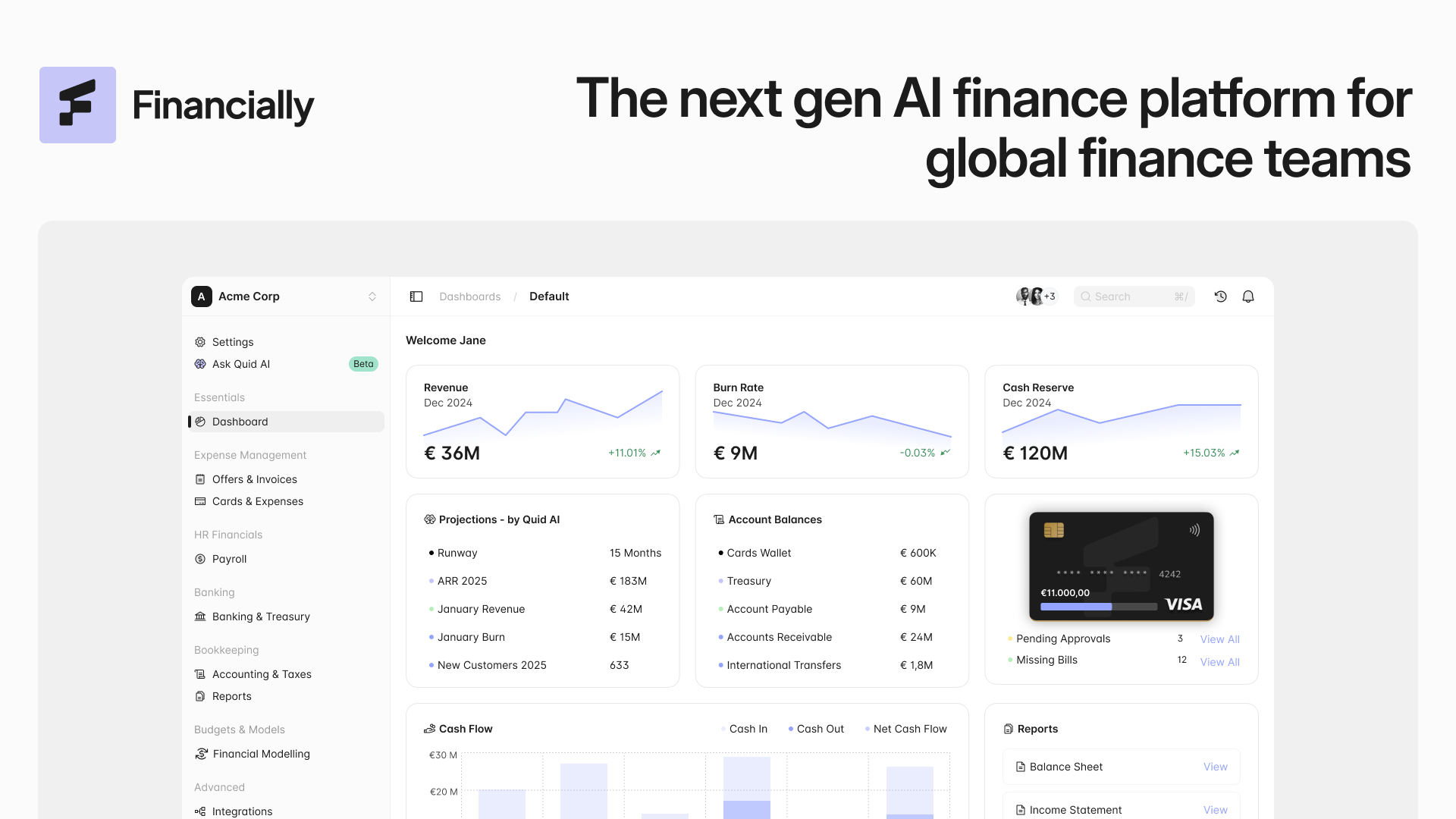 Financially | AI-first next gen finance platform for single and multi ...