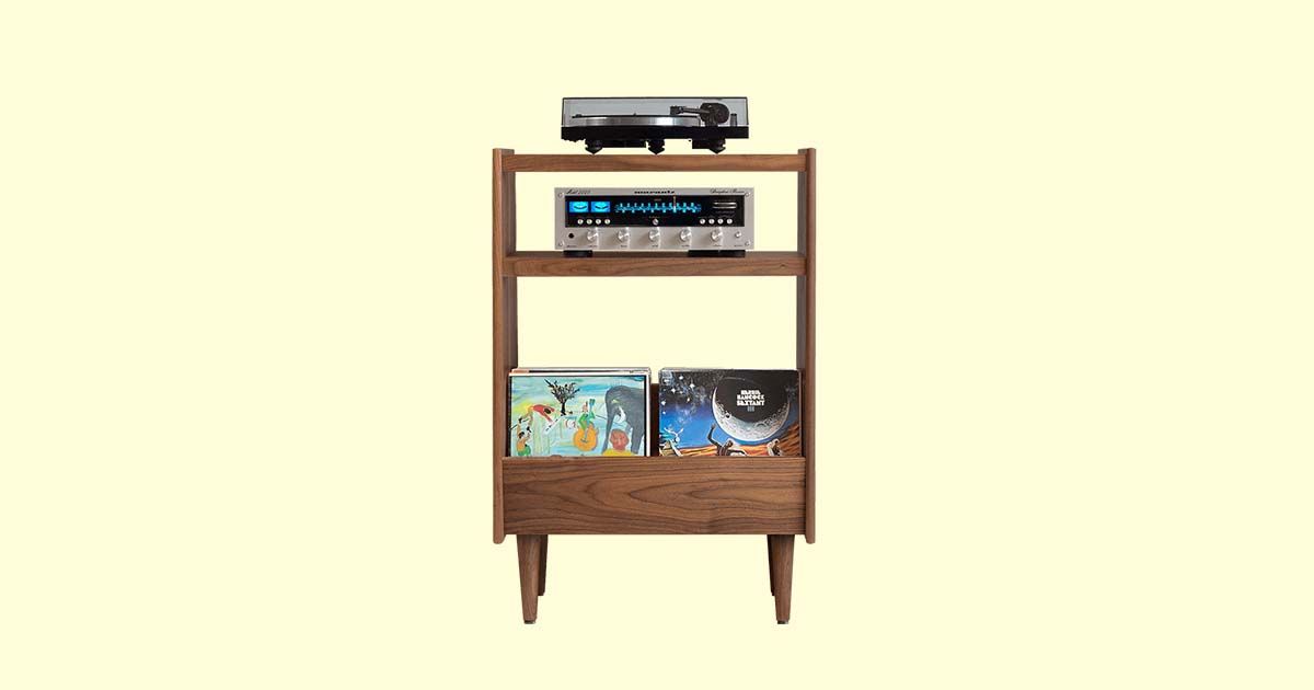 Luxe Turntable Record Stand | Symbol Audio