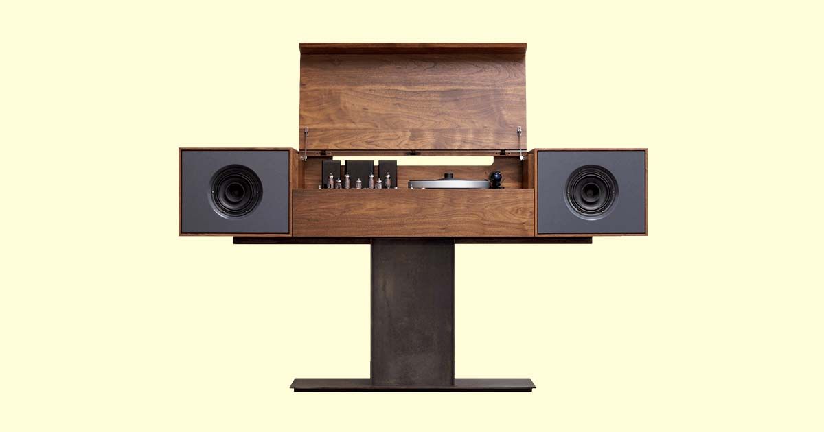 Bluetooth & Sonos Modern Record Player Console | Symbol Audio