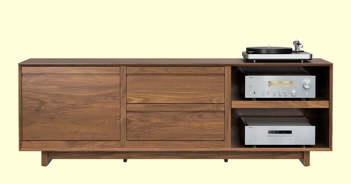 Aero 76.5" LP Media Console | Symbol Audio