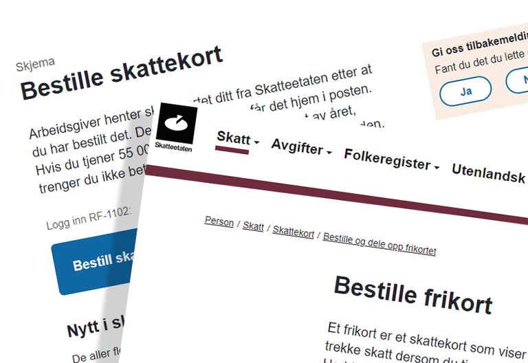 Frikort eller skattekort? — Ung.no