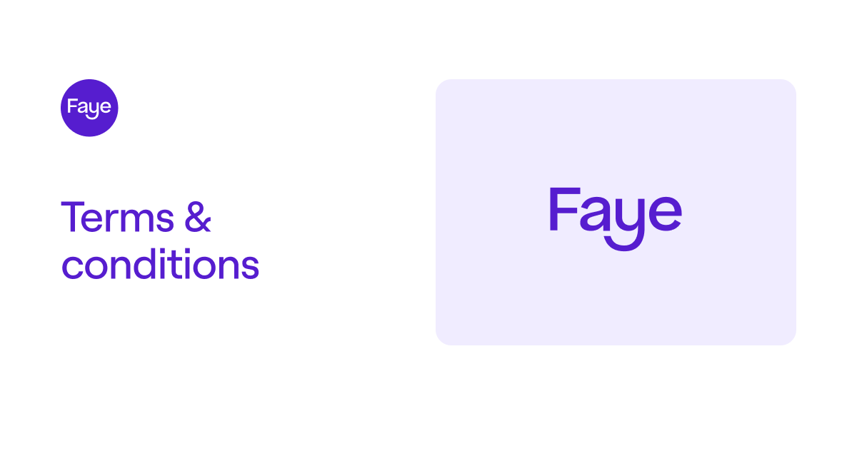 Terms & conditions - Faye Travel Insurance