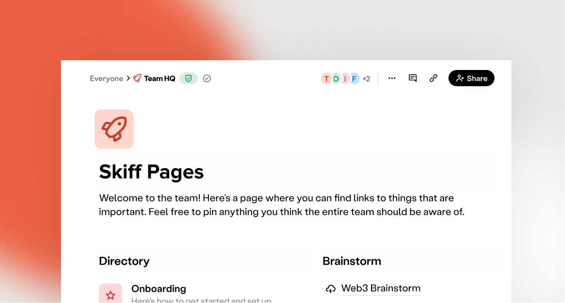 Skiff Pages - Private, Encrypted Notes and Collaboration