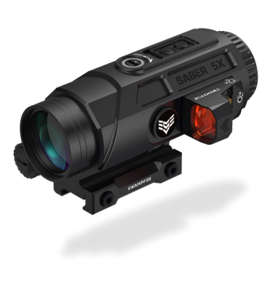SABER 5X PRISM SCOPE | High Performance Tactical Optics for Home Defense