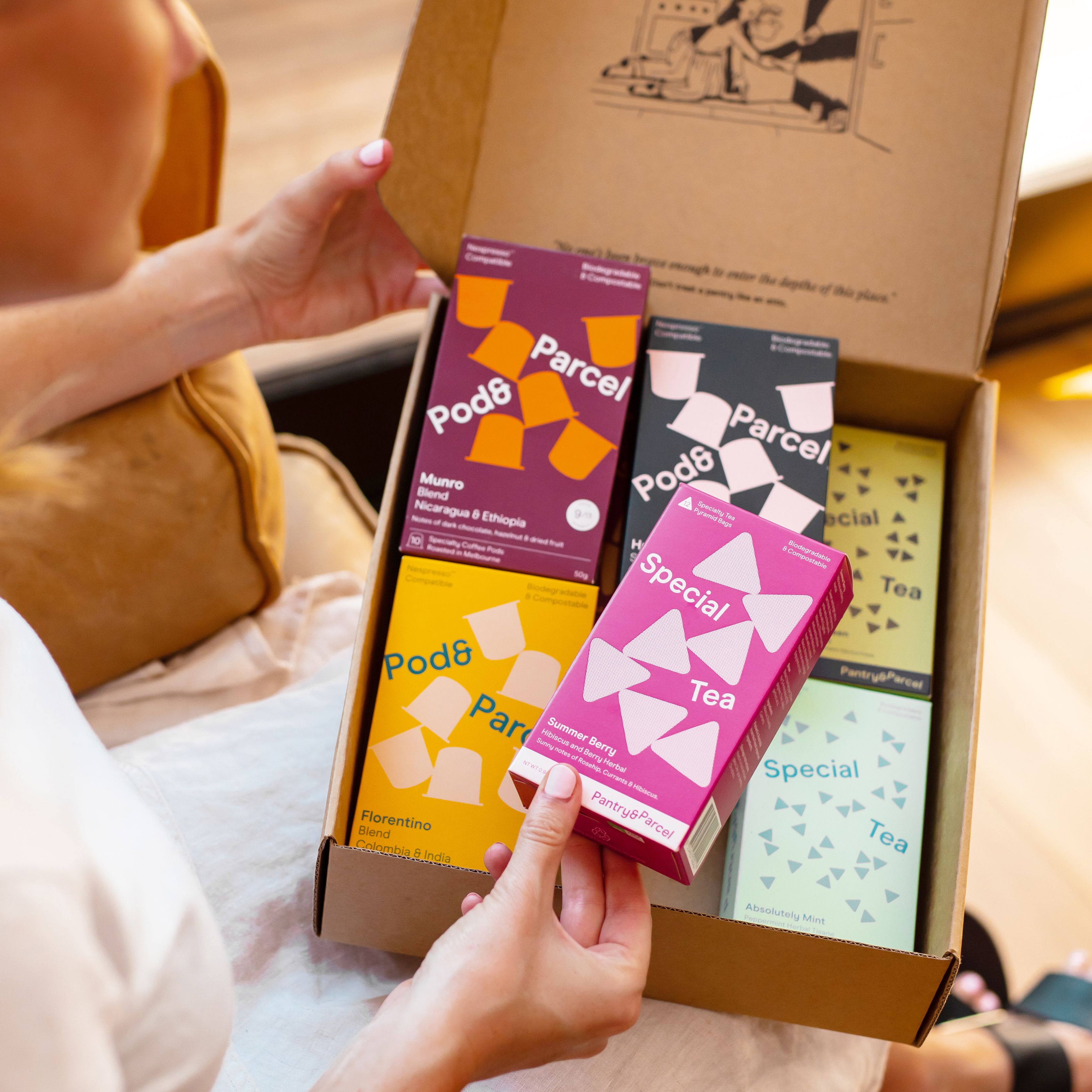 Compostable Coffee Pods - Sustainable Pods | Pod & Parcel