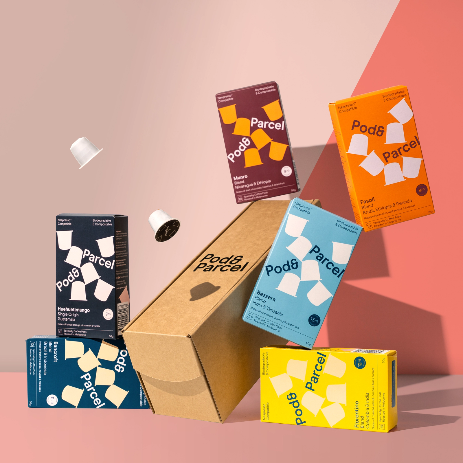 Compostable Coffee Pods - Sustainable Pods | Pod & Parcel