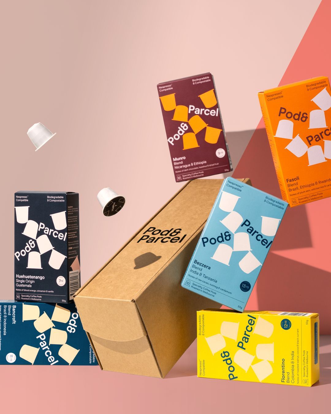 Compostable Coffee Pods - Sustainable Pods | Pod & Parcel