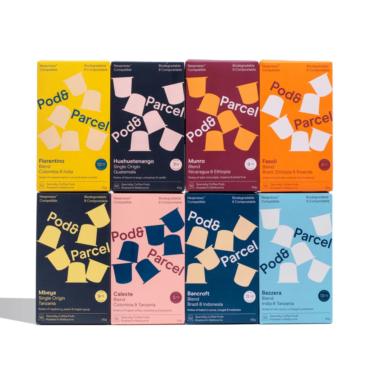 Compostable Coffee Pods - Sustainable Pods | Pod & Parcel