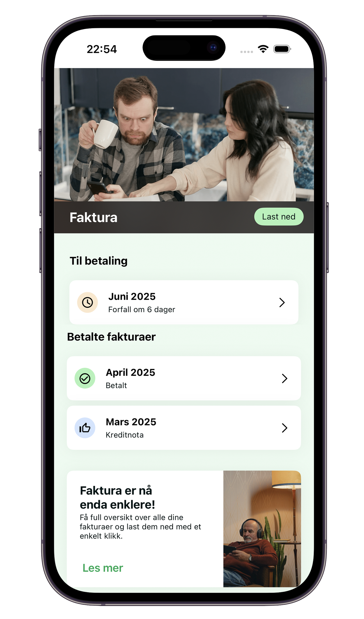 MinSide-appen | NextGenTel