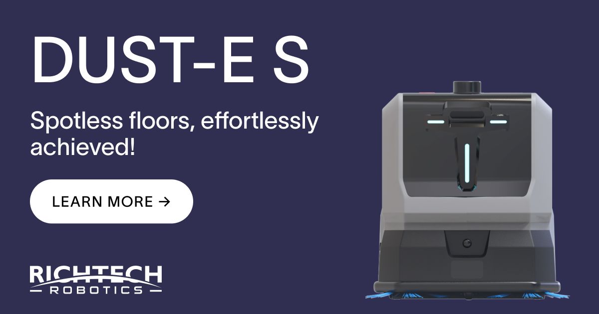Robotic Commercial Floor Cleaner for Efficient Cleaning | DUST-E S ...
