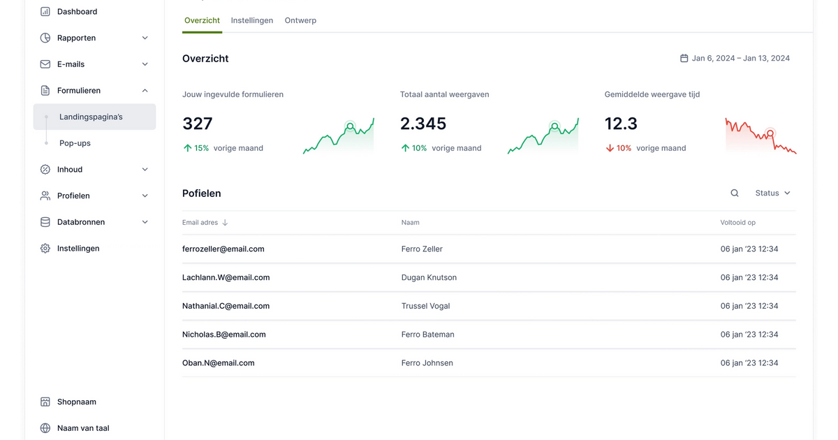 Formulieren | Reloadify