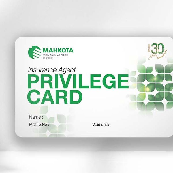 Insurance Agent Privilege | Mahkota Medical