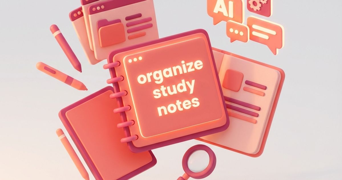 How to Organize Study Notes Efficiently with Templates, Tools, and AI ...
