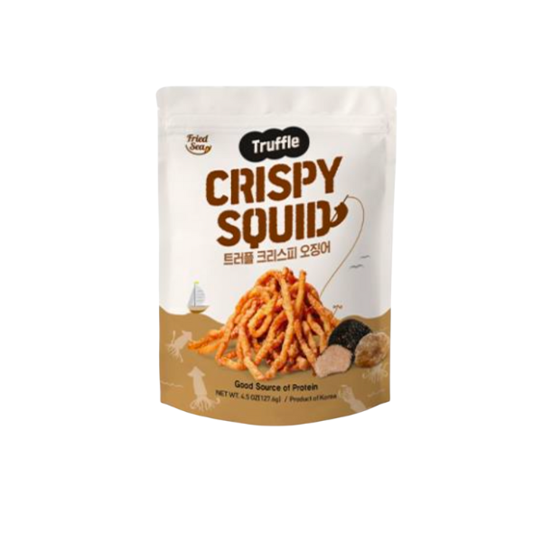 momogo - FRIED SEA's Truffle Crispy Squid 42.5g – Edler Knusper-Tintenfisch mit Trüffel-Aroma