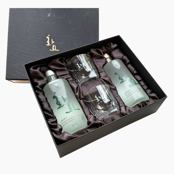 momogo - HWAYO Premium Soju 17% Set (2x Bottle + 2x Glas)