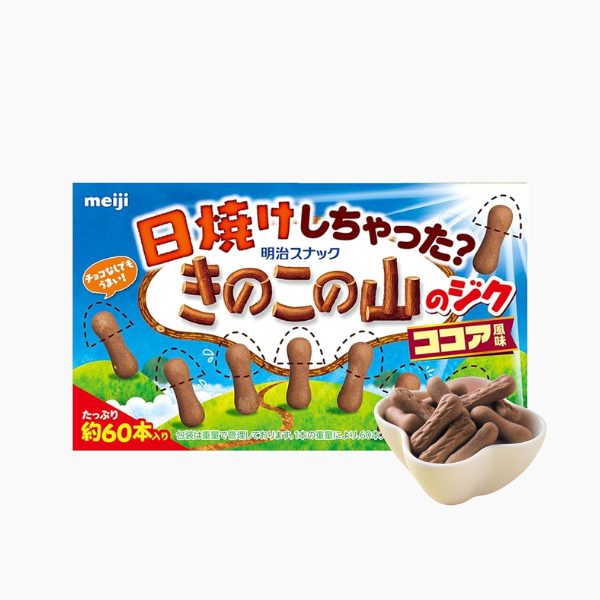 momogo - MEIJI Kinako No Yama Stick Biscuit Cocoa Flavor 50g