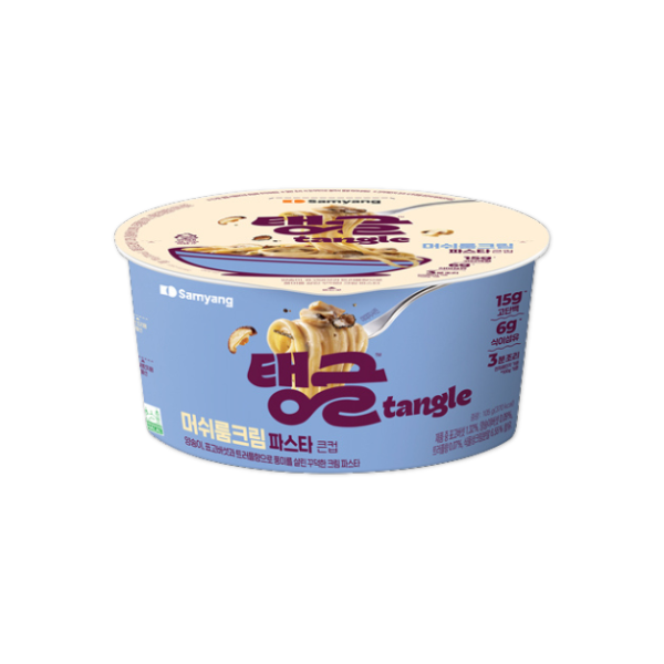 momogo - SAMYANG Tangle Creamy Mushroom Pasta Big Bowl Cup Ramen 105g