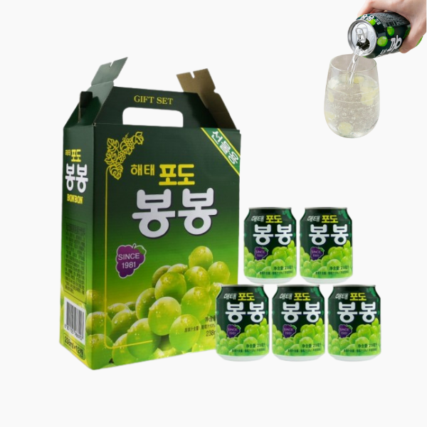 HAITAI Bon Bon Grape Juice 238ml - mit Fruchtstücken | EasyCookAsia
