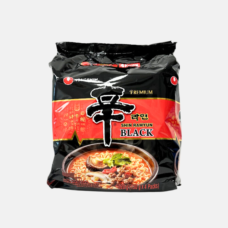 momogo - Nongshim Shin Ramyeon Black 4er-Pack