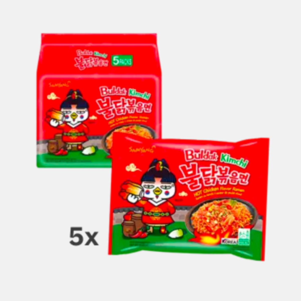 momogo - Samyang Buldak Jjajang Ramyeon 5er-Pack