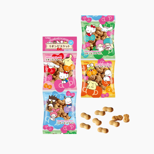 momogo - HOKKA Sanrio Ribbon Cookies Pack 80g