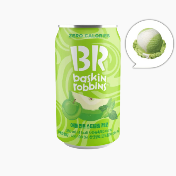 BASKIN ROBBINS Applemint Sparkling Zero 350ml | EasyCookAsia