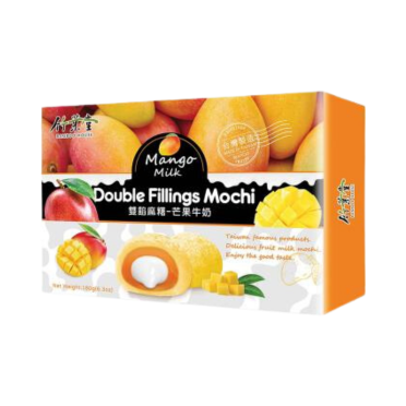 momogo - Bamboo House Double Fillings Mochi Mango Milk 180g