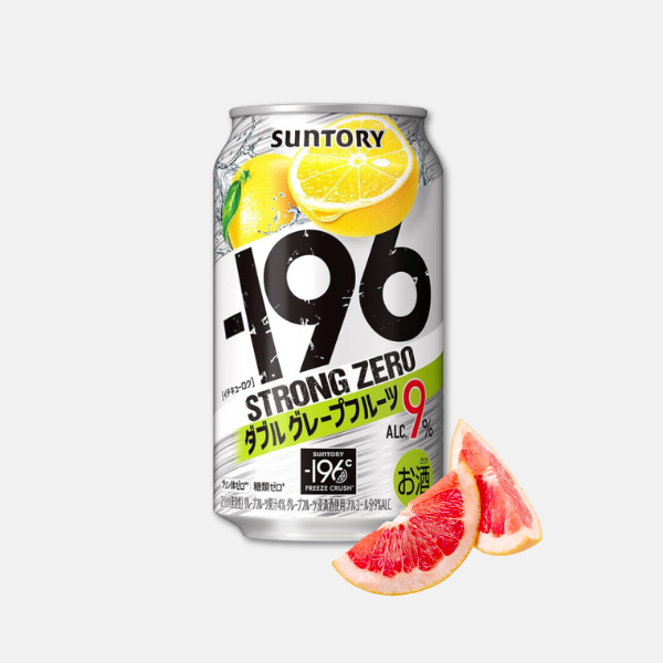 momogo - SUNTORY -196 Strong Zero Double Grapefruit 9% 350ml