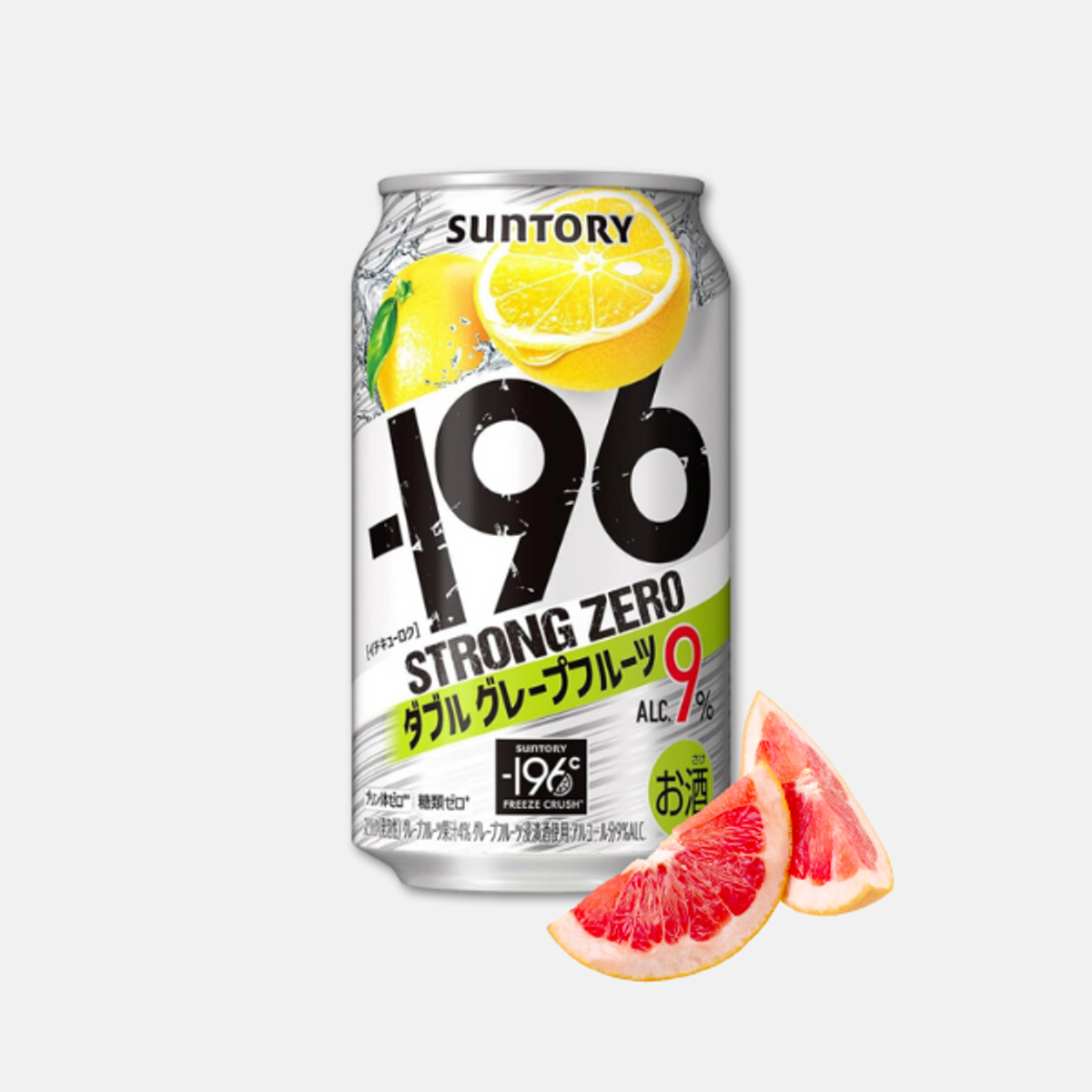 momogo - SUNTORY -196 Strong Zero Double Lemon 9% 350ml