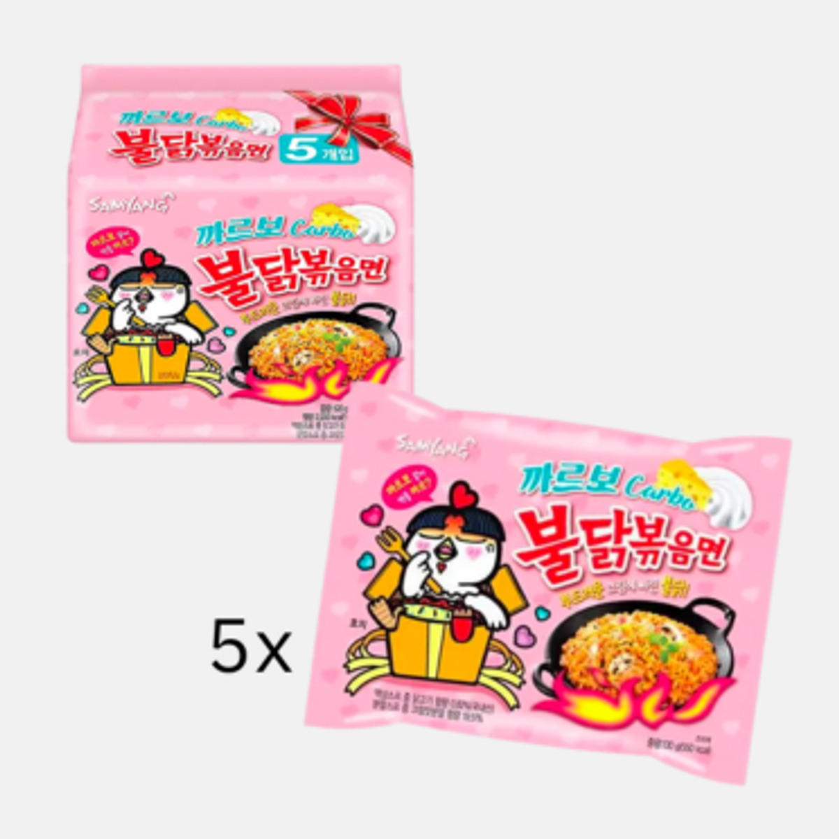 momogo - Samyang Buldak Jjajang Ramyeon 5er-Pack