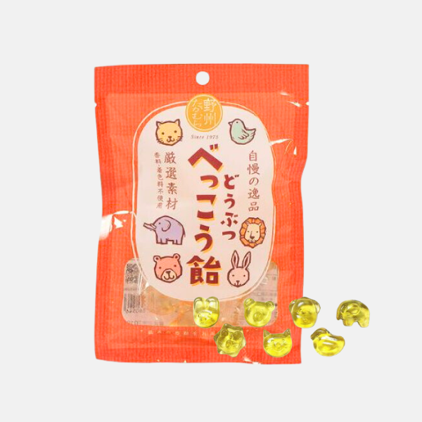 momogo - YASHU Bekko Animal Shaped Candy Original 65g