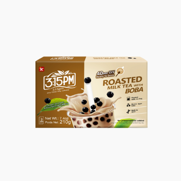 momogo - 3:15PM Roasted Milk Tea with Boba 3er 210g