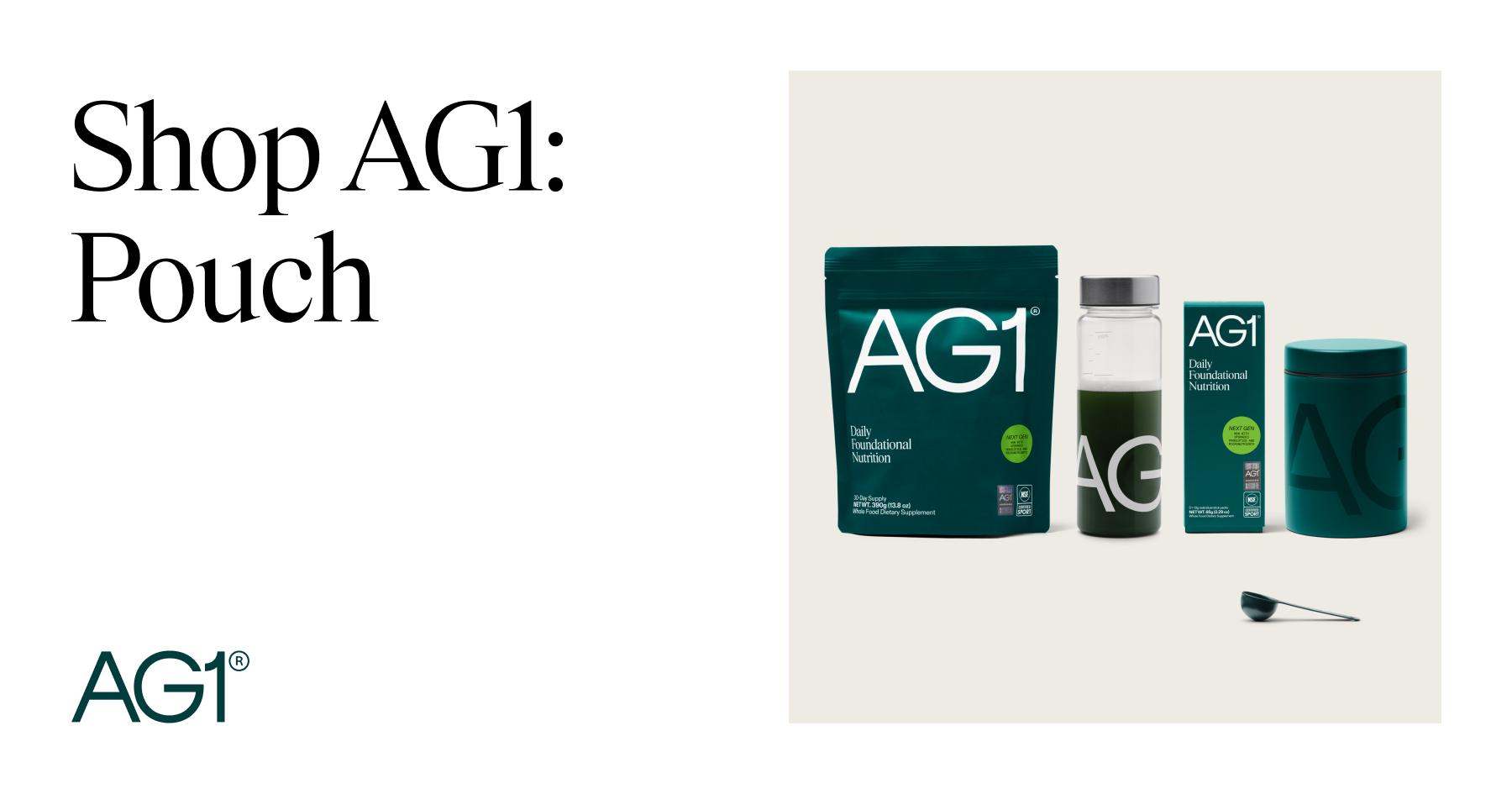 Shop AG1: Pouch: Daily Nutrients for Energy & Health | AG1®