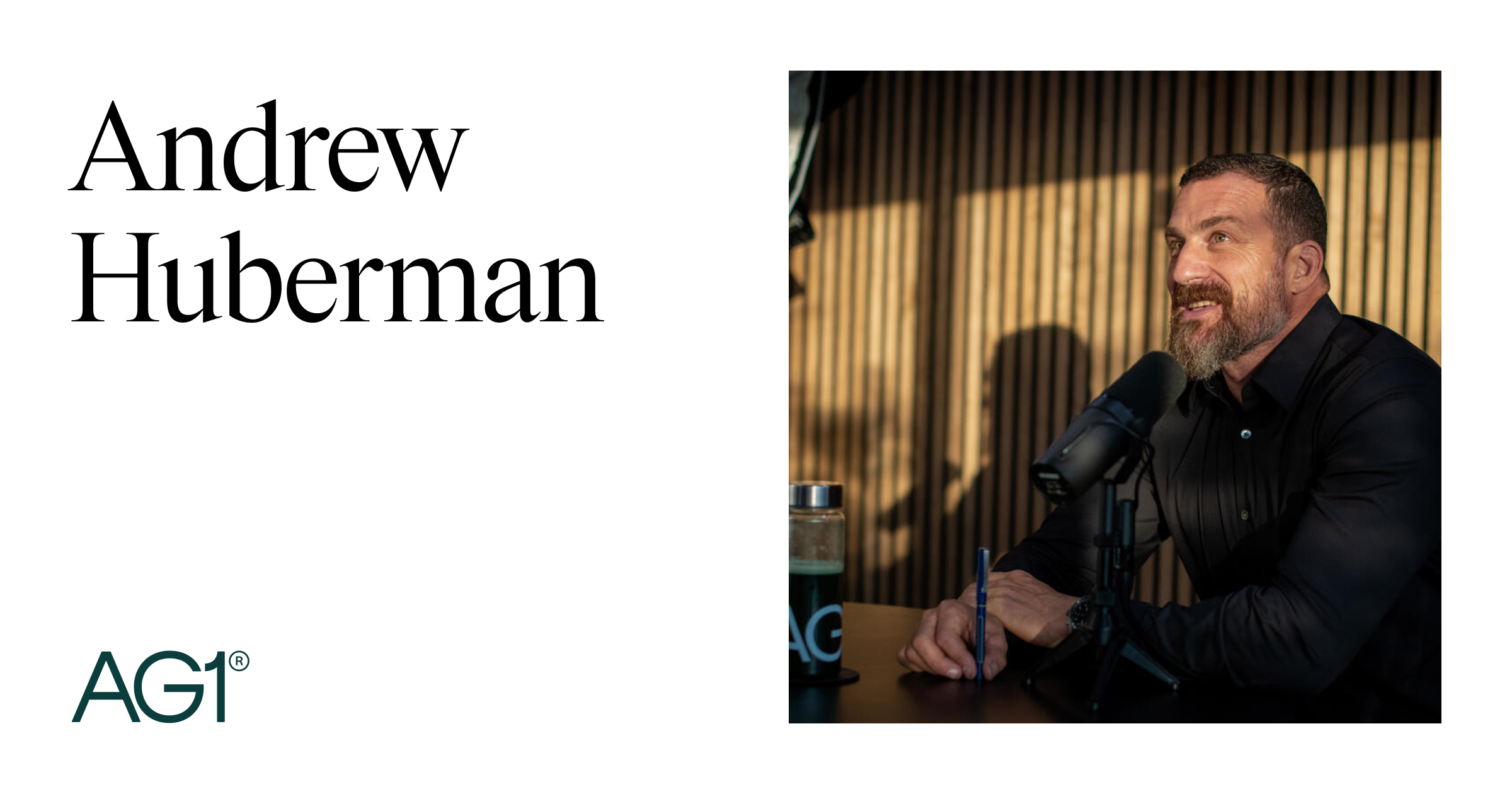 Andrew Huberman x AG1 Supplements | AG1®
