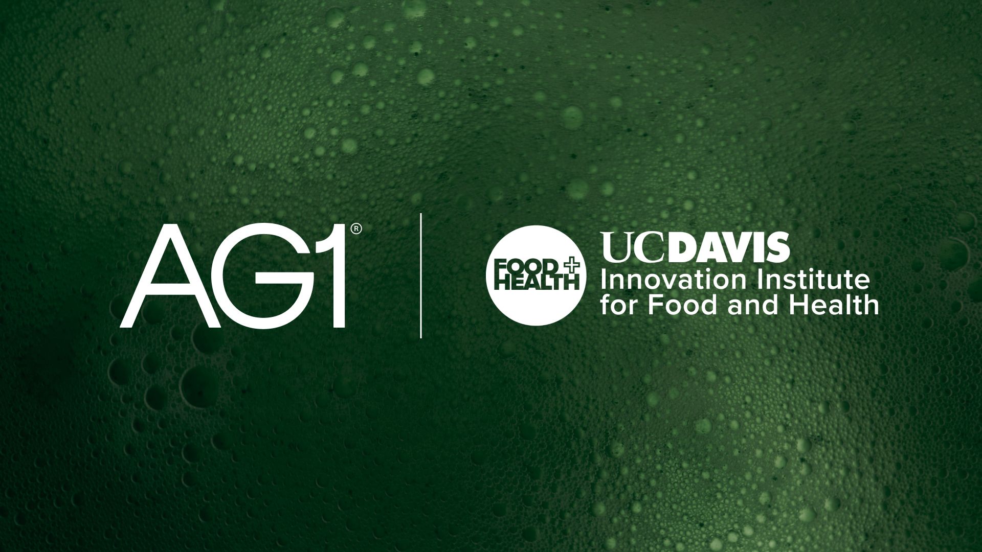AG1 Announces Partnership with UC Davis to Advance Precision Health and ...