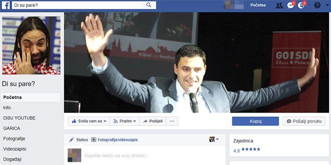 Facebook ponovno aktivirao stranicu 'Di su pare?' | Dalmatinski Portal