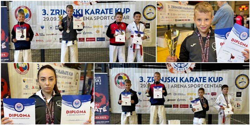 3. ZRINJSKI KUP Splitski karatisti okitili se medaljama | Dalmatinski ...