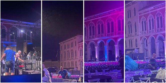 SPLITSKI FESTIVAL Kiša nakratko ispraznila Prokurative | Dalmatinski Portal