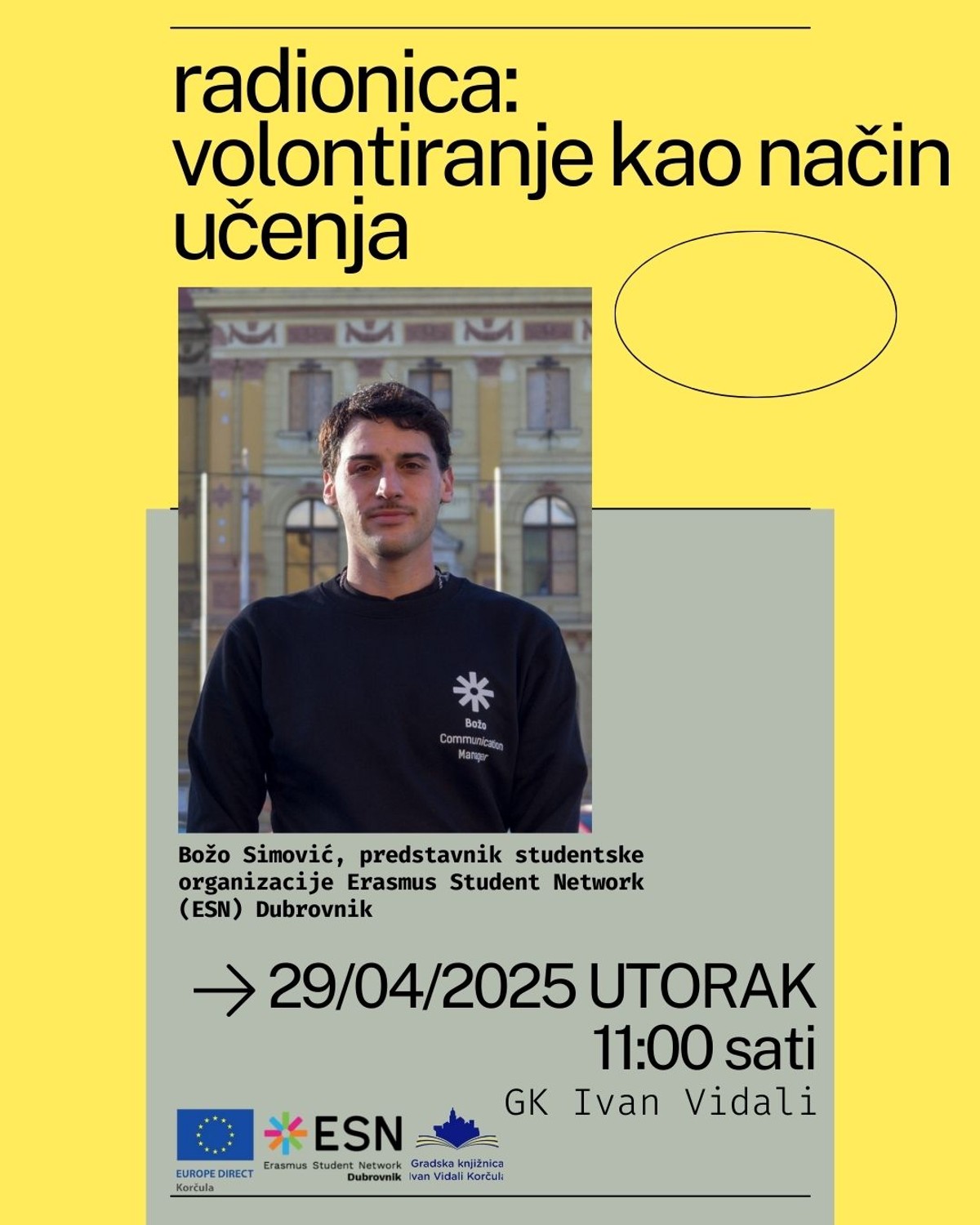 EUROPE direct Korčula organizira edukativnu radionicu za mlade na temu ...