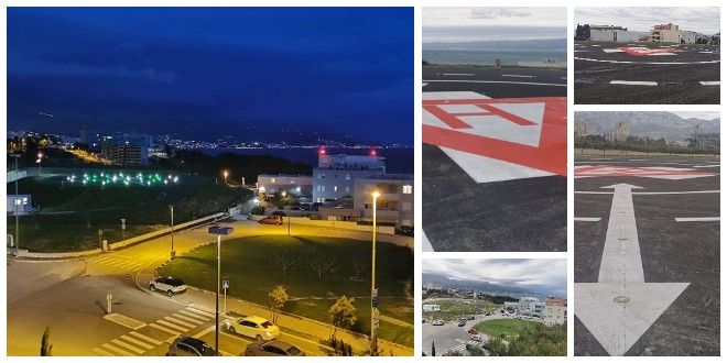 FOTO Ovako izgleda helidrom KBC-a Split nakon preuređenja | Dalmatinski ...