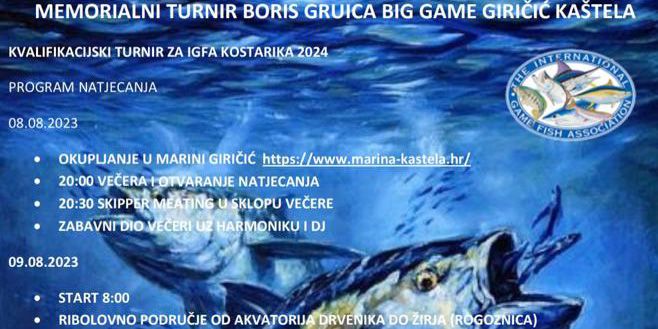 OD UTORKA DO PETKA Međunarodni memorijalni turnir Boris Gruica u Big ...