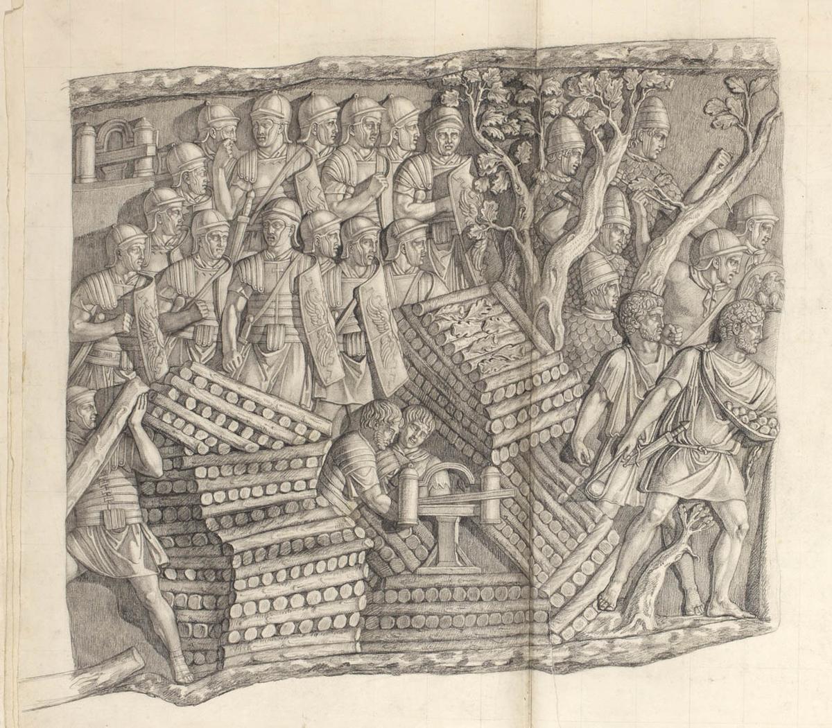 DC23. Roman soldiers build a camp | Fondazione Santarelli | Fondazione ...