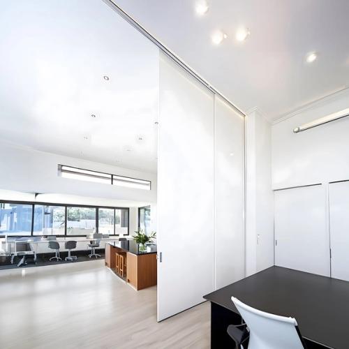 Full Height Ceiling Mount Track Systems | CS Cavity Sliders USA