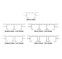 Full Height Ceiling Mount Track Systems | CS Cavity Sliders USA